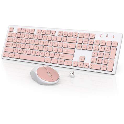 Wireless Keyboard And Mouse Wisfox Full Size Wireless Mouse And Keyboard Combo 2 4ghz Silent