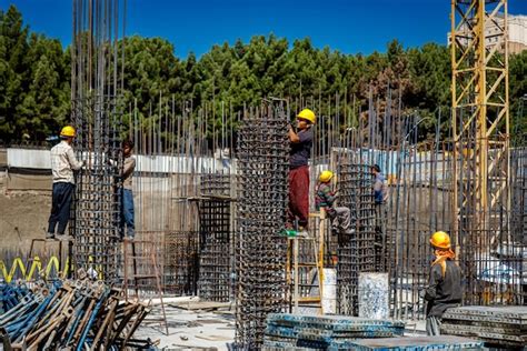 Fundamentos Del Edificio Foto Premium