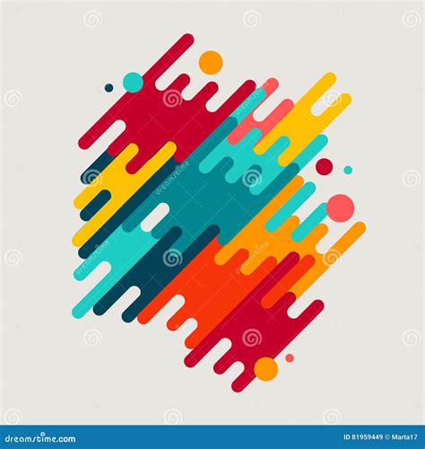 Abstract Geometric Motion Shapes Stock Vector Illustration Of Minimal Falling 81959449