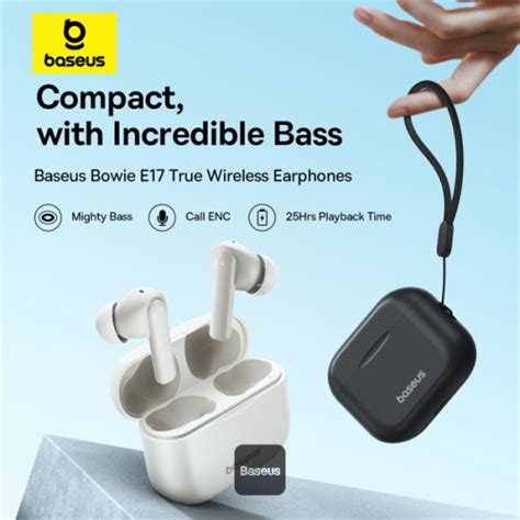 Baseus Bowie E True Wireless Bluetooth Earphones With Dual Mic Enc