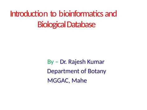 Biological Database Ppt 1 Pptx Introuction Pptx
