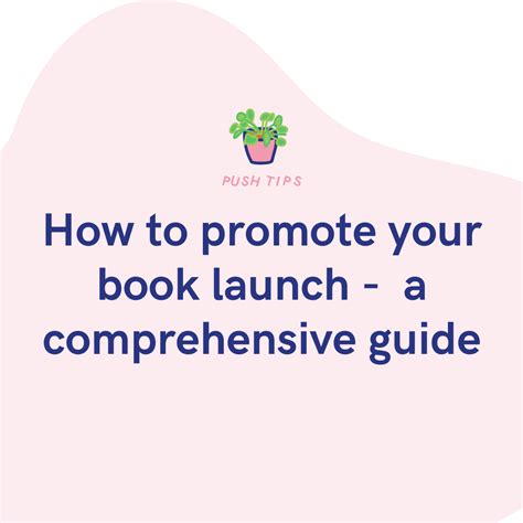 how to promote your book launch