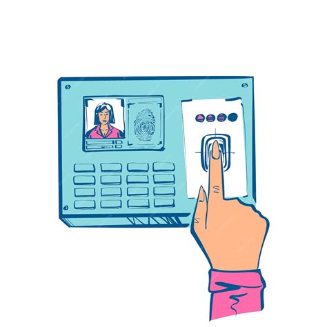 Premium Vector Finger Print Scan Authorization In Security System