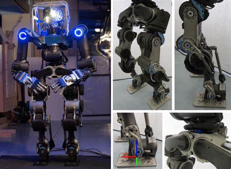 The Full Size Humanoid Robot Walk Man In Detail The Legs The Foot