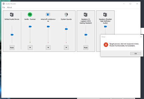 Some Applications Cant Be Routed Or Duplicated Issue Audiorouterdev Audio Router GitHub