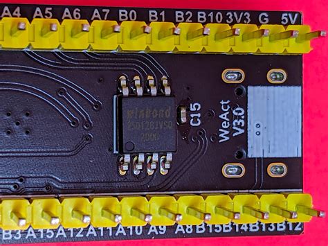 canaduino stm32 boards with micropython we saw a chicken