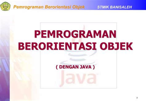 Modul Java Dasar Fundamental Oop Ppt