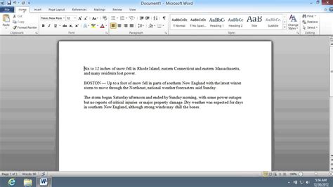 How To Show Word Count In Microsoft Word 2010 Youtube