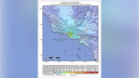 California Earthquake Map Isseomega