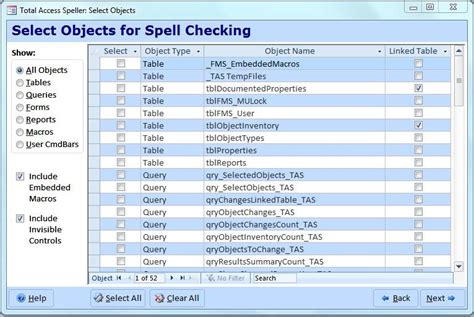 Microsoft Access Spell Checking For Tables Forms And Reports With Total Access Speller
