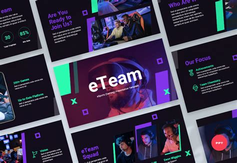 eSports (Gaming) PowerPoint Presentation Template - Graphue