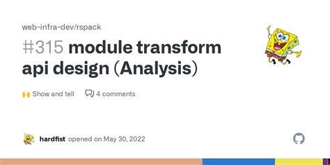 Module Transform Api Design Analysis Web Infra Dev Rspack Discussion GitHub