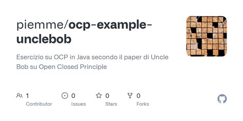github piemme ocp example unclebob esercizio su ocp in java secondo