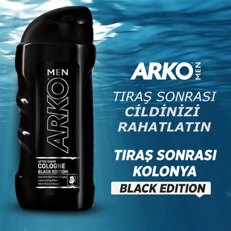 ARKO MEN BLACK EDITION TIRAŞ KOLONYASI 250 ML - Cildiniyenile.com