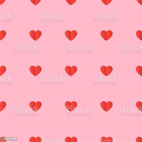 로맨스 원활한 패턴 핑크 색상 직물 또는 포장지 및 포장 발렌타인 데이 선물 배경 벡터 인쇄 밸런타인데이에 대한 스톡 벡터 아트