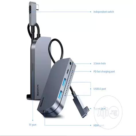 Baseus Bend Angle No 7 Multifunctional Type C Hub Converter Price In Bangladesh