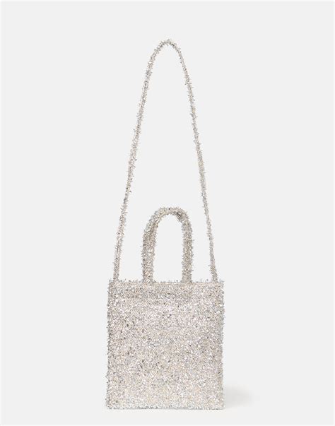 Silver And Gold Lametta Linda Bag