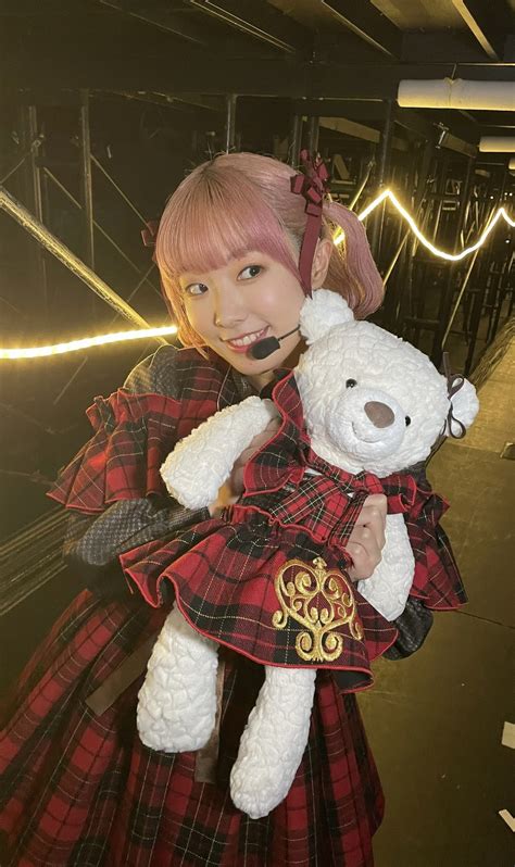 Furihata Ai Real Life Highres Photo Medium Costume Dress Hair Ribbon Indoors Looking