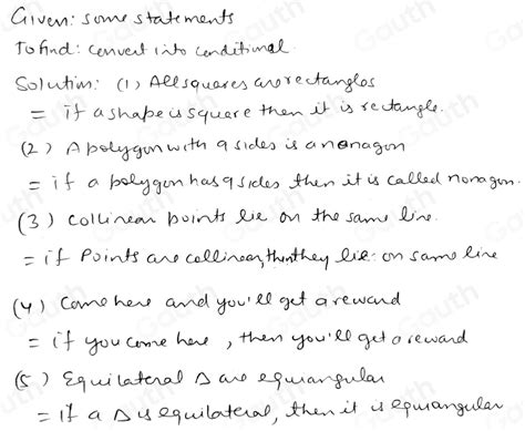 Solved Activity 2 Complete Me Directions Convert Each Conditional Statement Into If Them