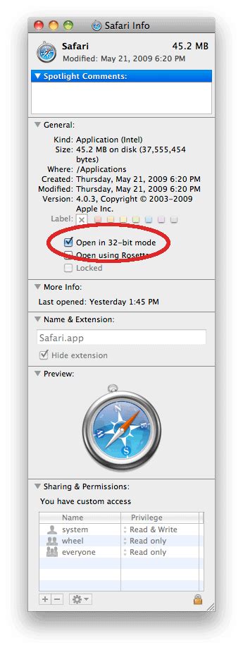How To Run Os X Programs In 32 Bit Mode Simple Help