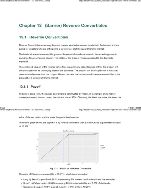 chapter 13 barrier reverse convertibles pdf derivative finance