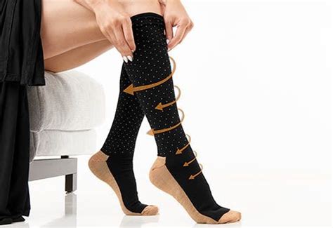 Copper Infused Compression Socks Pairs Sharper Image Compression Socks Compression