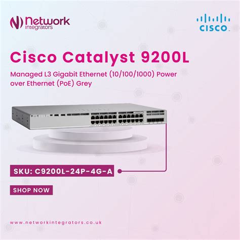 Network Integrators Ltd On Linkedin Cisco Ciscoswitch C9200l Networkingswitches Networking
