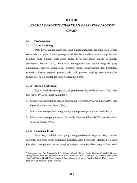 Proses Pembuatan Assembly Dan Operasi Pdf