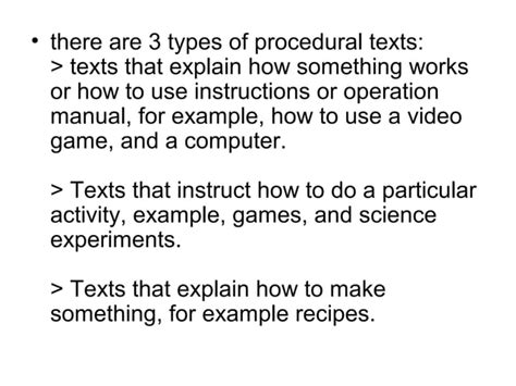 Procedural Text PPT