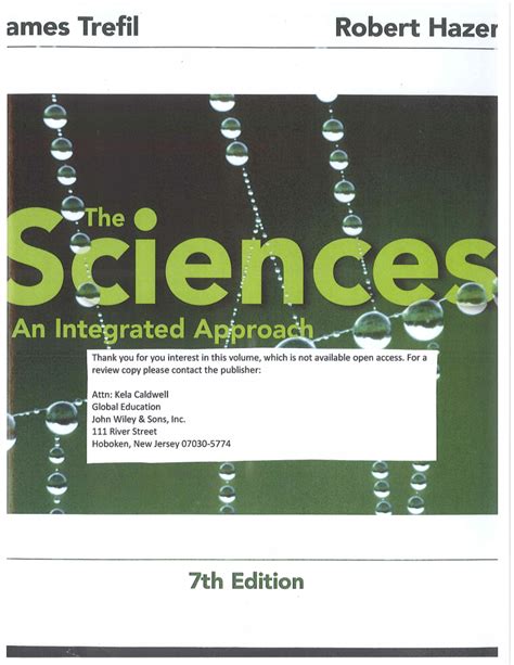 Pdf The Sciences An Integrated Approach Laboratory Manual 2nd Edition