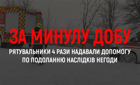 За минулу добу рятувальники Рівненщини 4 рази виїжджали на надання допомоги по подоланню