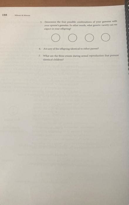 Solved Random Fertilization Two Mating Individuls Have The