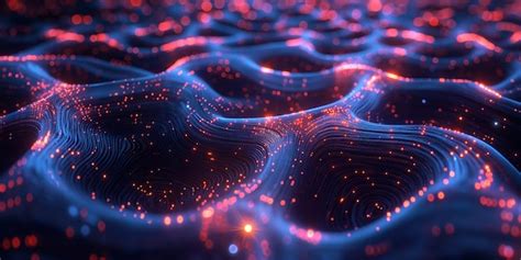 Premium Photo Quantum Computing Core Futuristic Design Abstract Technology Background