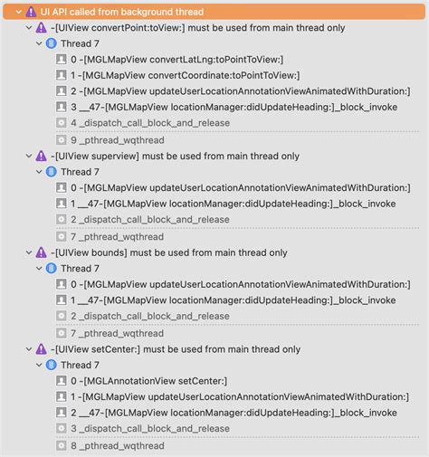 Ui Api Called From Background Thread · Issue 82 · Maplibremaplibre Native · Github