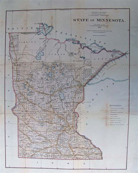 Prints Old And Rare Minnesota Antique Mapsand Prints