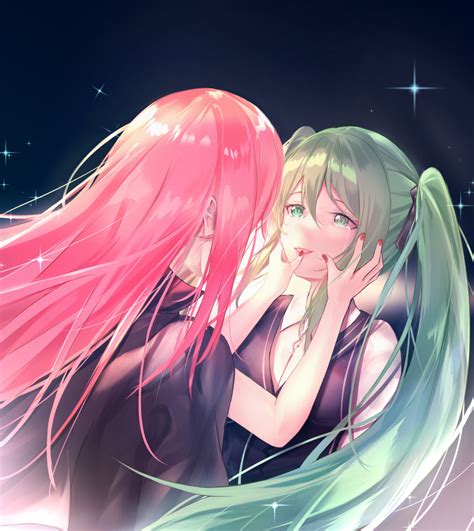 Samuine8 Hatsune Miku Megurine Luka Vocaloid Absurdres Highres