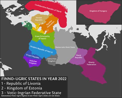 Heirs Of Perem Finno Ugric States In Year 2022 Ce [lore In Comments] R Imaginarymaps