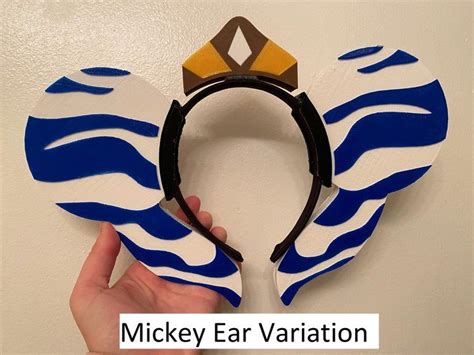 Ahsoka Tano Mickey Ears Headband Hat Etsy Ahsoka Ahsoka Tano Mickey