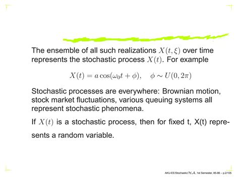 Stochastic Processes Part 1 Pdf