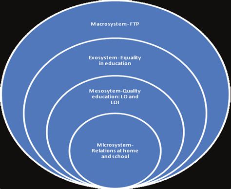 Illustration Of Main Findings In Bronfenbrenner S Framework Download Scientific Diagram