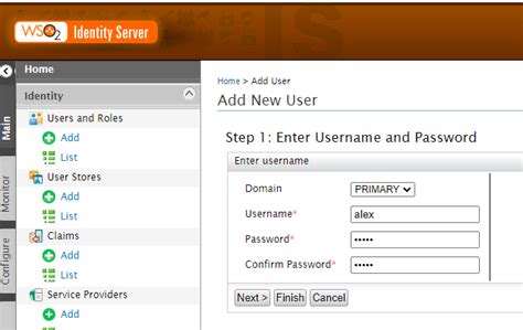 Wso2 Unable To Create User Account In Wos2 Identity Server 511 Stack Overflow