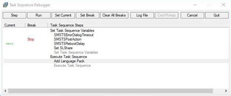 Run Your Tasks In Debug Mode With Task Sequence Debugger
