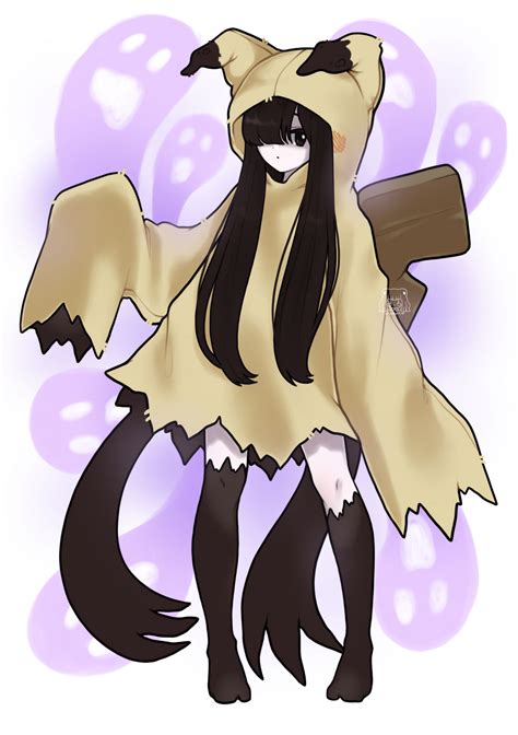 Mimikyu Gijinka By Wildmuffin2000 On Deviantart