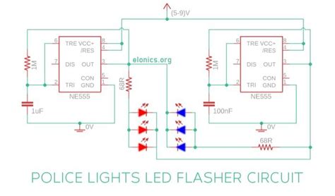 Solved POLICE LIGHTS LED FLASHER CIRCUIT Introduction Chegg