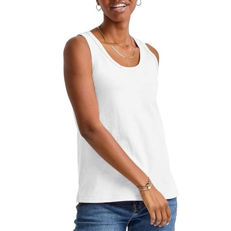 Hanes Essentials Tank Womens Cotton Sleeveless Tee Sizes Xs 2xl