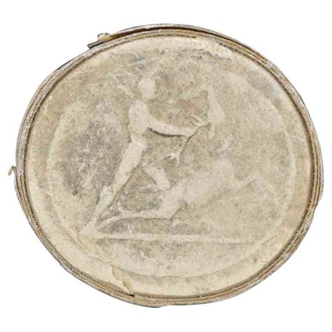 Ancient Neoclassical Cameo Intaglio With Plexiglass Case 19th Century