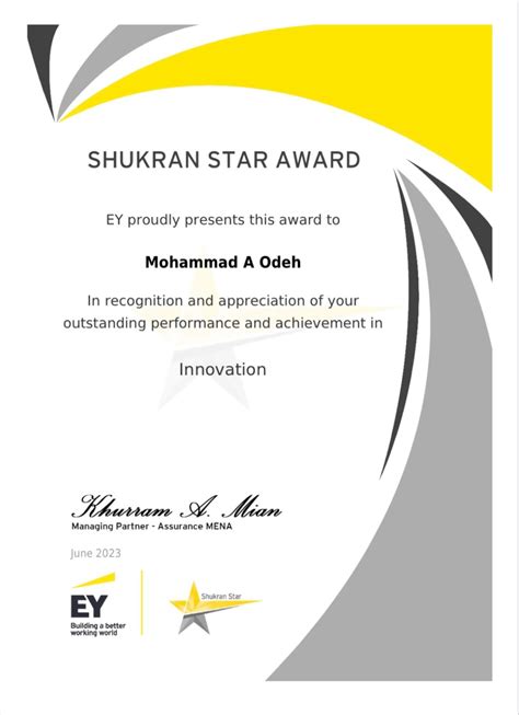 Mohammed Odeh On Linkedin Ey Betterworkingworld 20 Comments