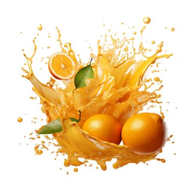Orange Juice Splash PNGs for Free Download