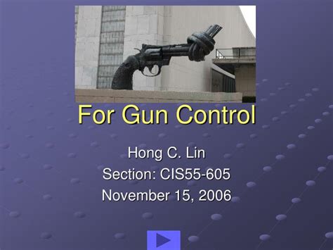 PPT For Gun Control PowerPoint Presentation Free Download ID 3574813