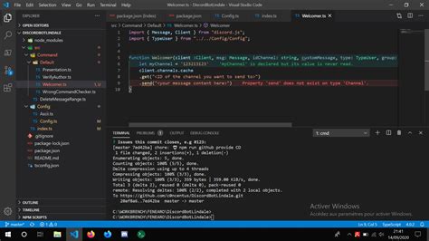 More Friendly Typescript With Send Issue Discordjs Discord Js GitHub